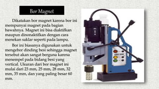 Slide Mesin Bor | PPTX