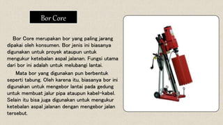 Slide Mesin Bor | PPTX