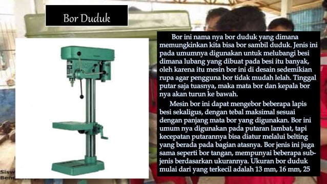 Slide Mesin Bor | PPTX