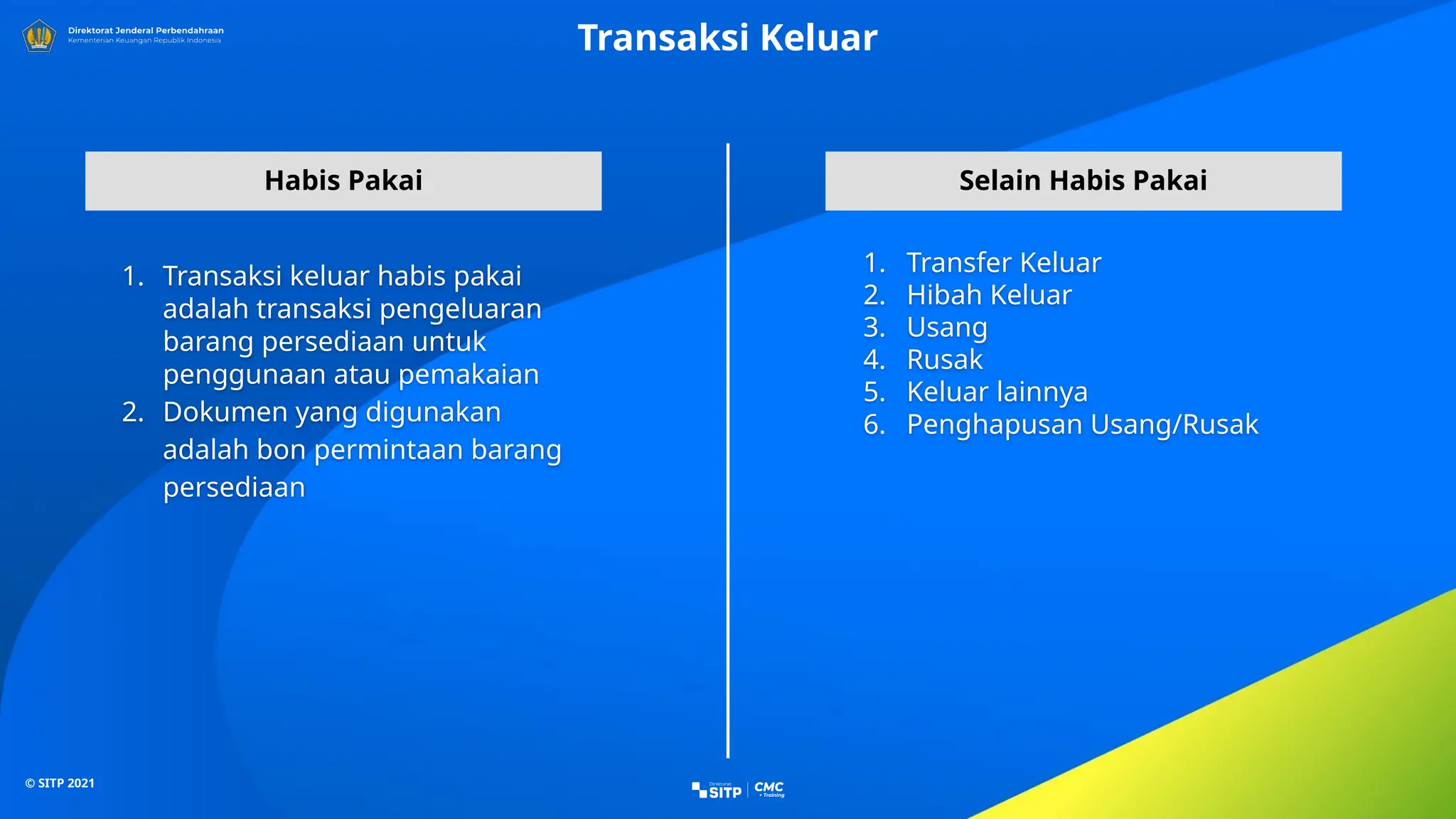 Kelompok Modul Pelaporan SAKTI Kementerian Keuangan | PPTX