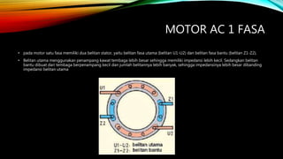 Pengetahuan Dasar Motor Listrik ( Motor AC 1 Fasa , Motor AC 3 Fasa ...