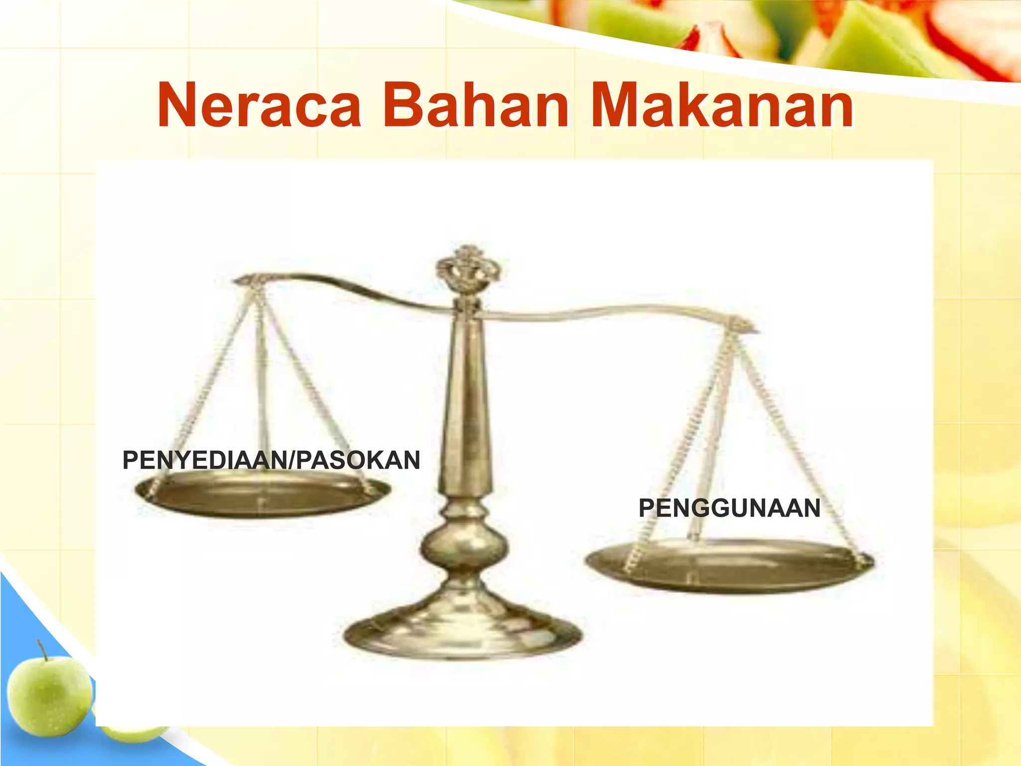 NBM Neraca Bahan Makanan | PPTX