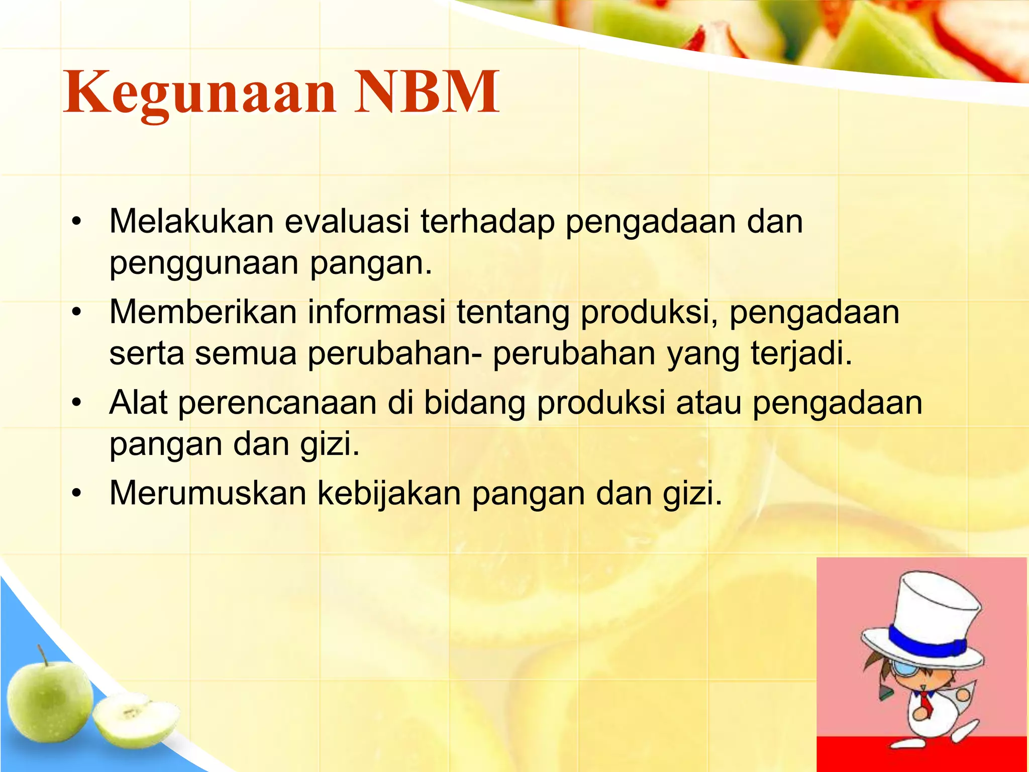 NBM Neraca Bahan Makanan | PPTX