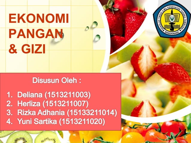 NBM Neraca Bahan Makanan | PPTX