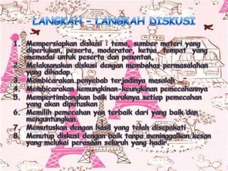 TATA CARA DISKUSI | PPTX