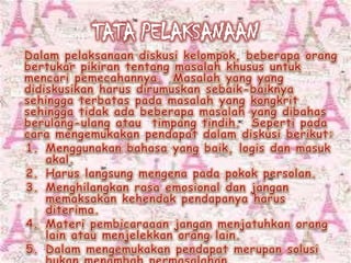 TATA CARA DISKUSI | PPTX