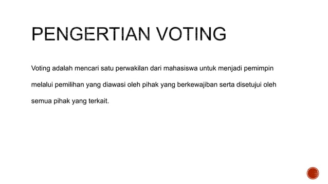 E-voting berbasis web | PPTX