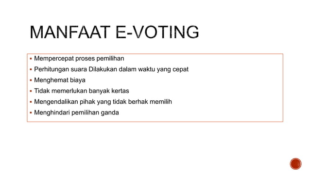 E-voting berbasis web revisi | PPTX