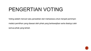 E-voting berbasis web revisi | PPTX