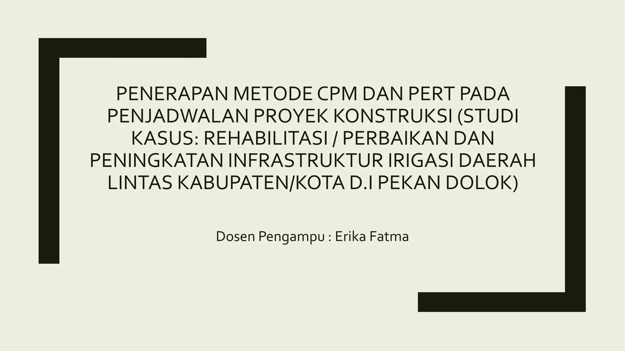 metode pert riset operasi | PPTX