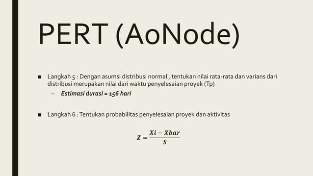 metode pert riset operasi | PPTX