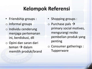 Kelompok Referensi & Pengaruh keluarga 1.ppt