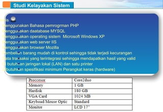 Rekayasa Perangkat Lunak RPL Sistem Pembelian Barang | PPT
