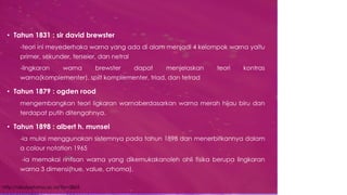 pertemuan 5 teori warna - tim samawa | PPT