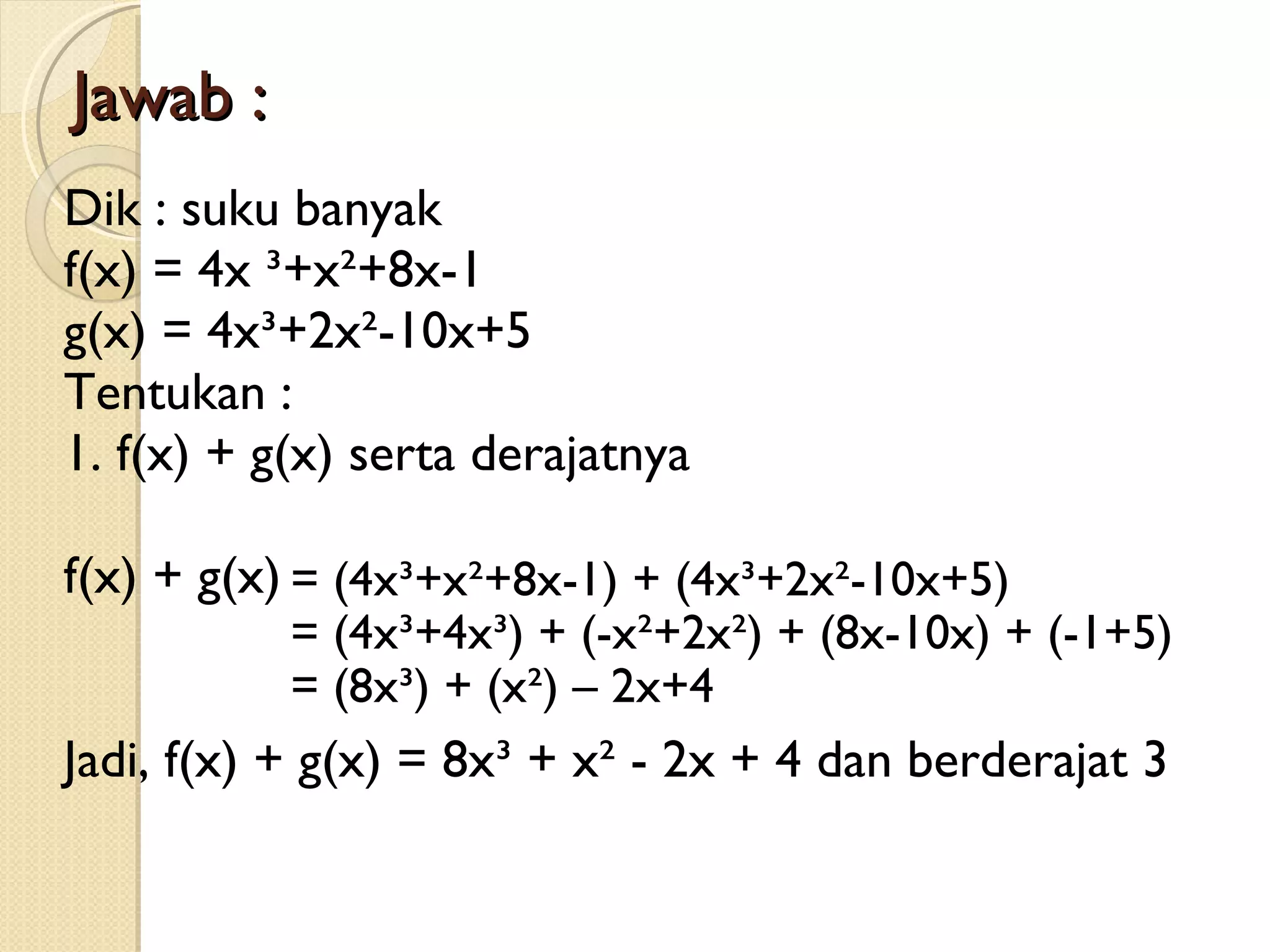 Tugas Matematika Kelompok 1 | POT