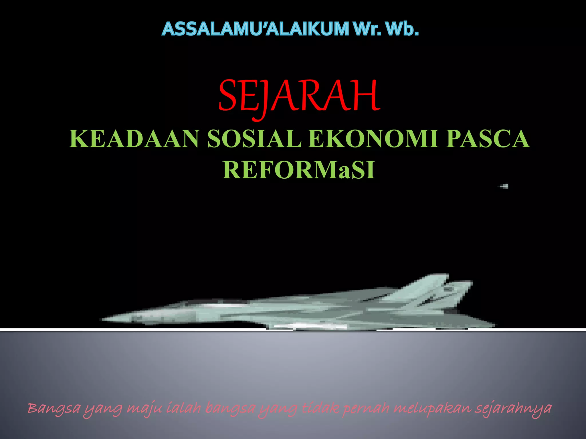 Keadaan sosial indonesia pasca reformasi | PPTX