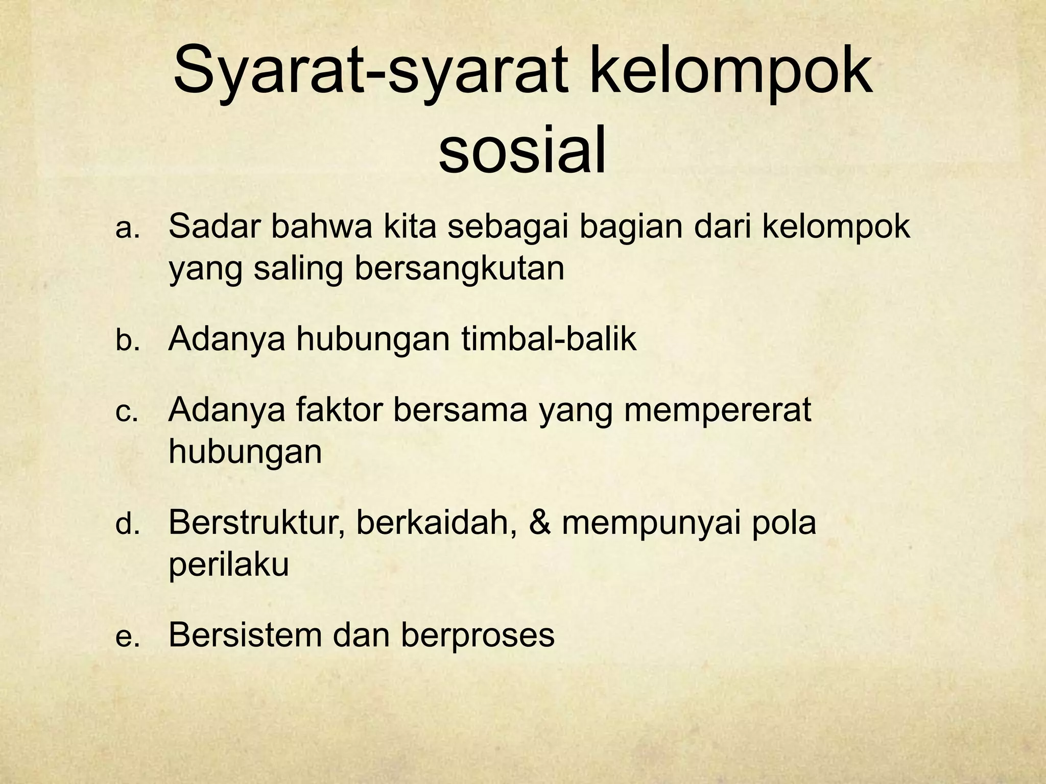 Kelompok sosial | PPTX