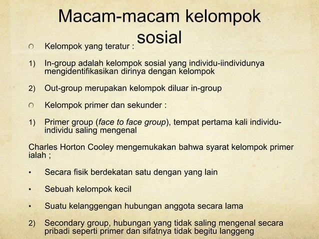 Kelompok sosial | PPTX