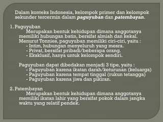 Kelompok Sosial | PPTX