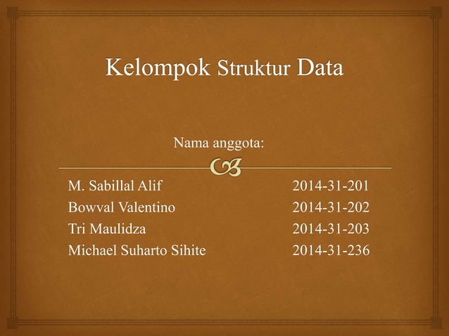 Kelompok struktur data | PPT