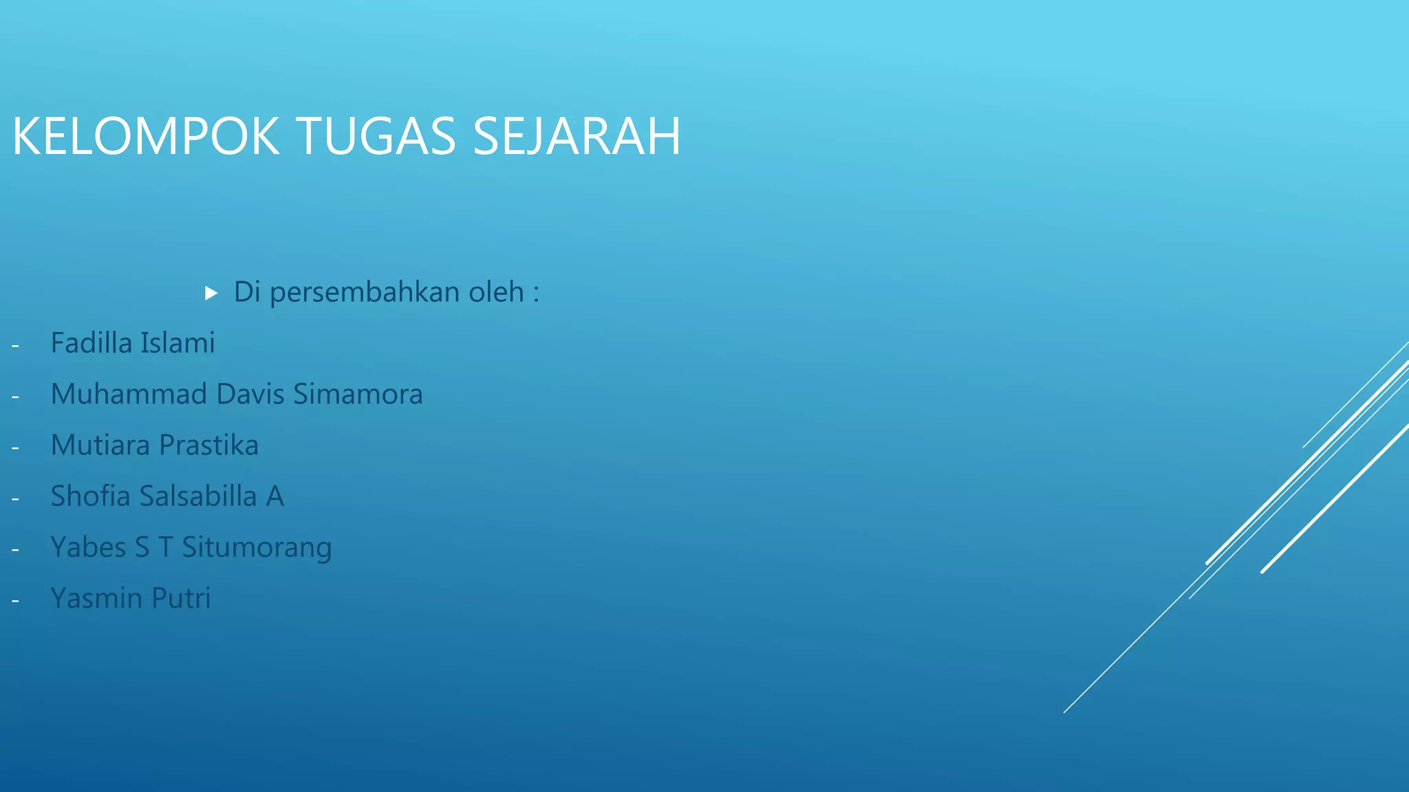 Kelompok tugas sejarah | PPT