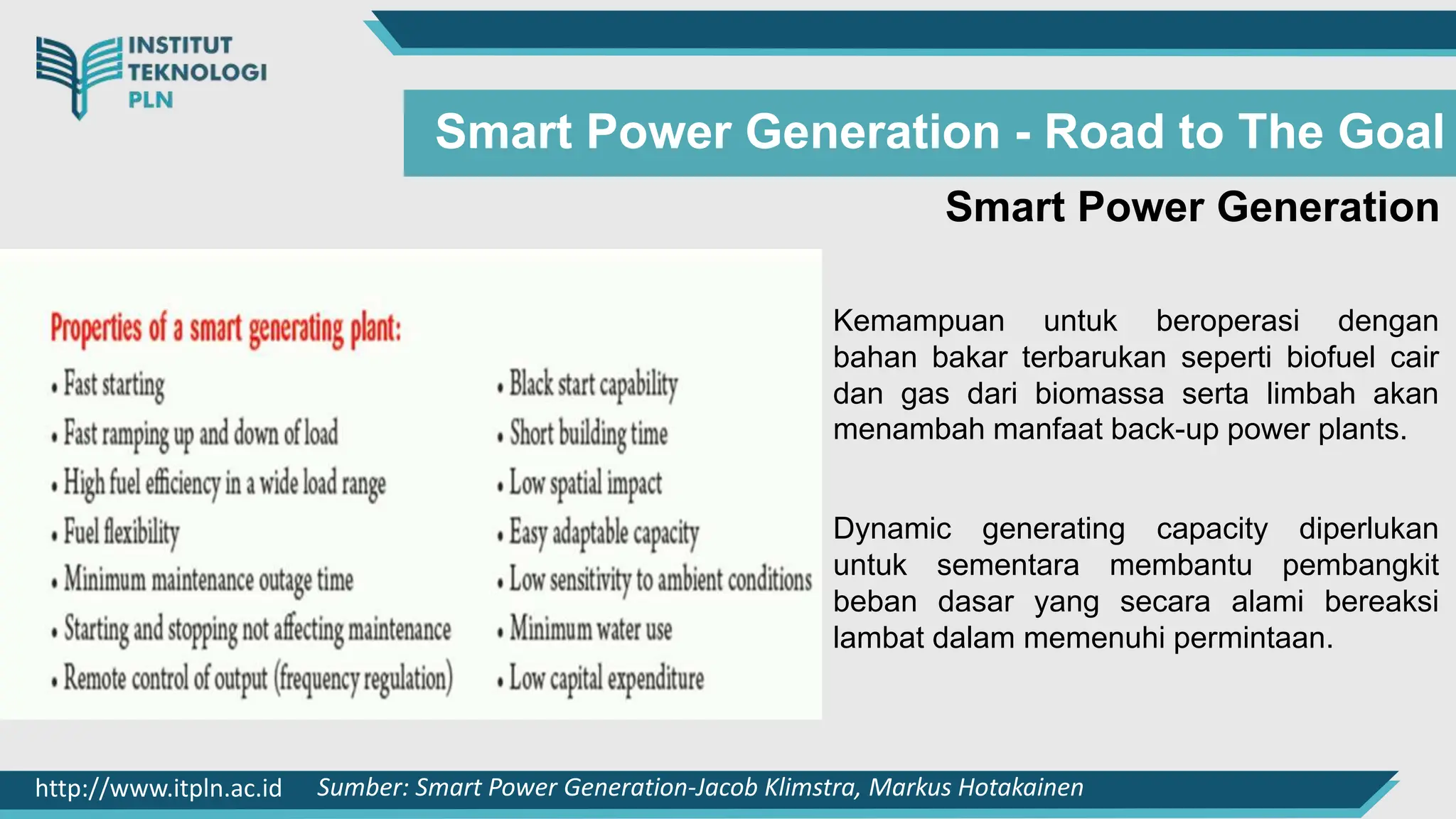 Smart Power Generation - The Future of Electricity Production (nilai 90) | PPTX