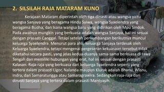 Kerajaan Mataram Kuno | PPTX