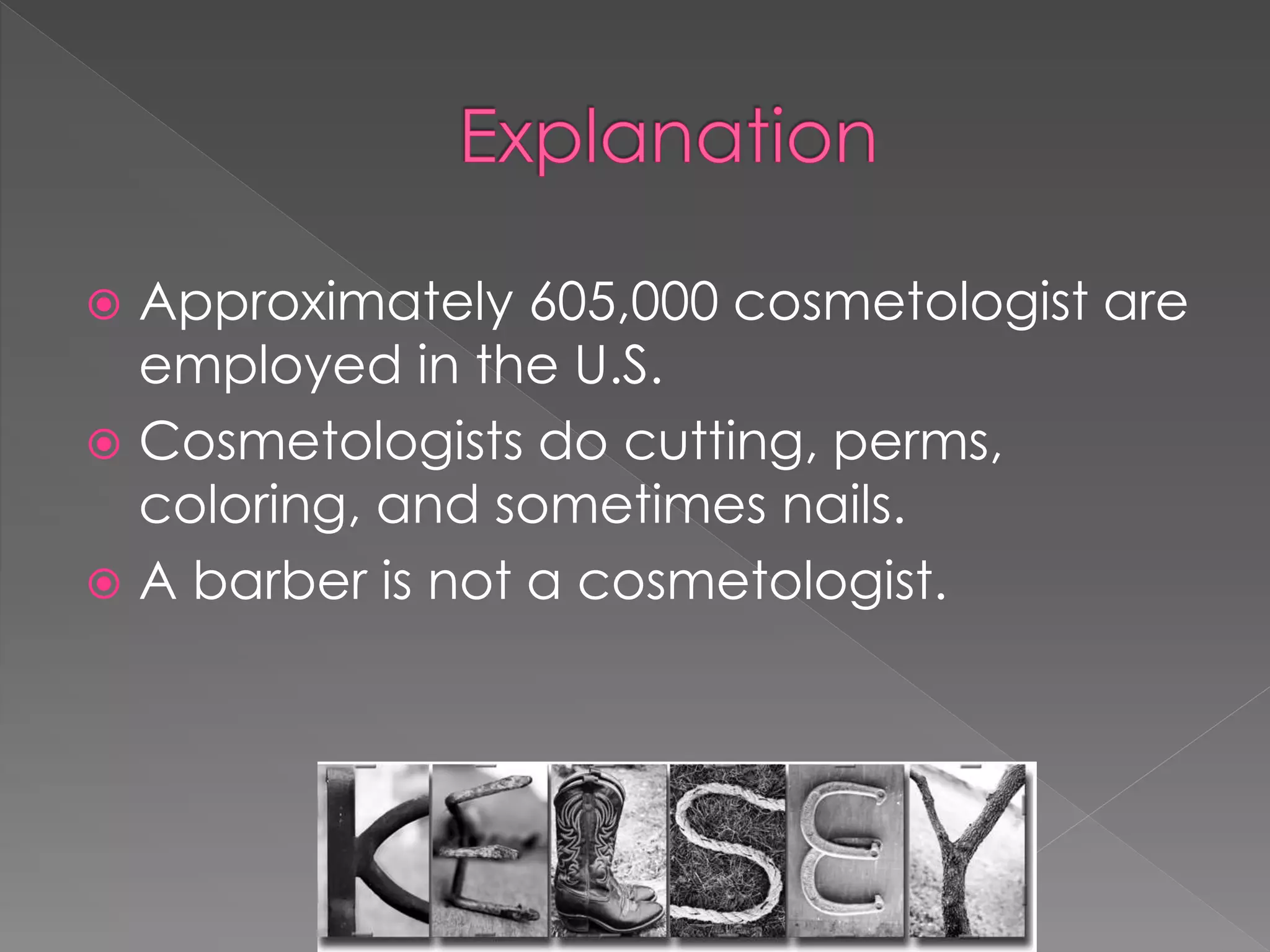 Kelsey P - Cosmetologist | PPTX