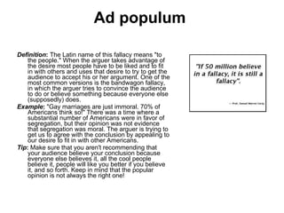 Kelsey Fallacies | PPT