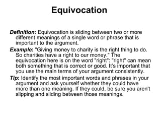 Kelsey Fallacies | PPT