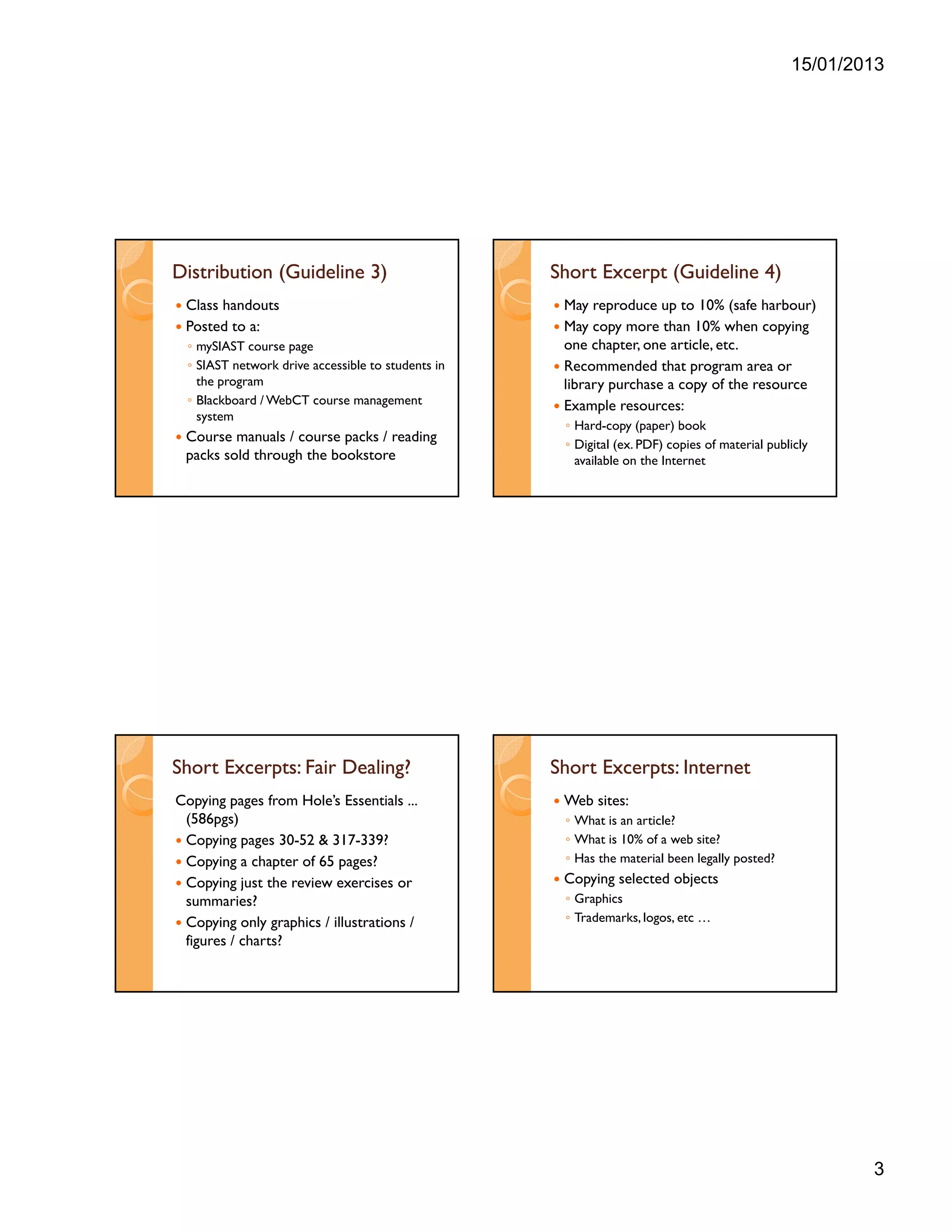 SIAST Copyright Compliance, Jan16, 2013 | PDF