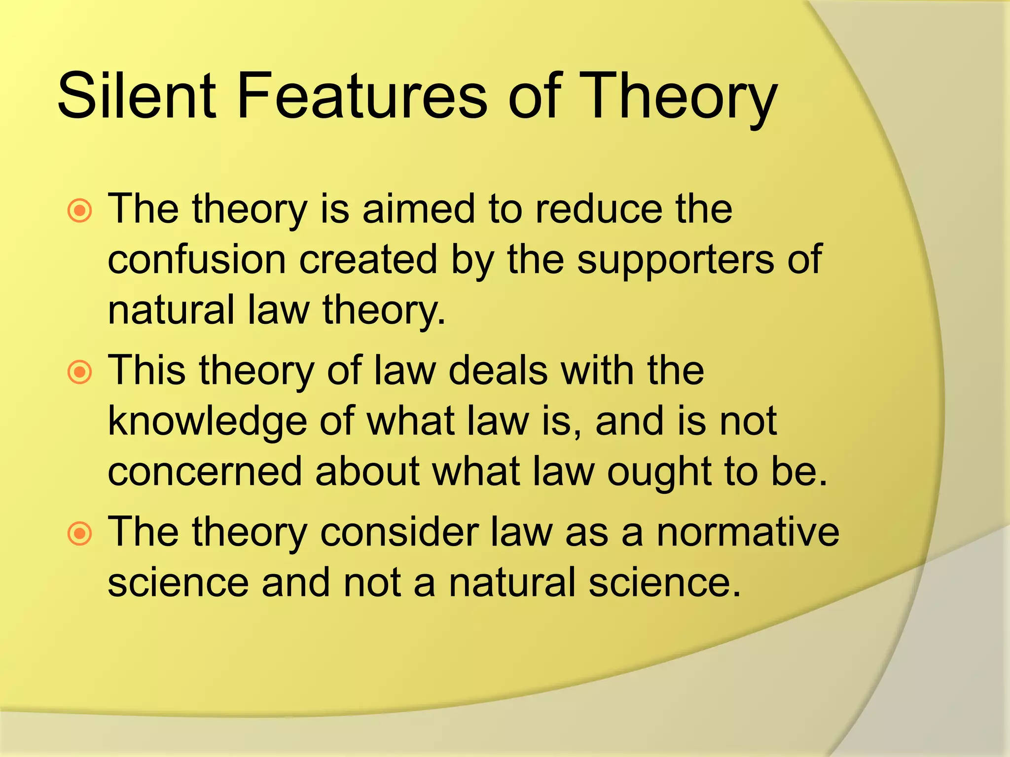Kelson pure theory | PPTX