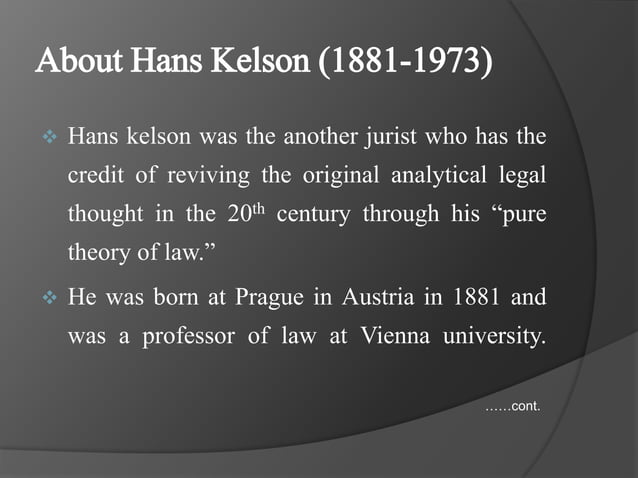 Kelson pure theory | PPTX