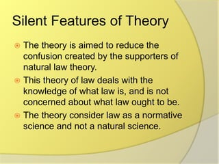 Kelson pure theory | PPTX