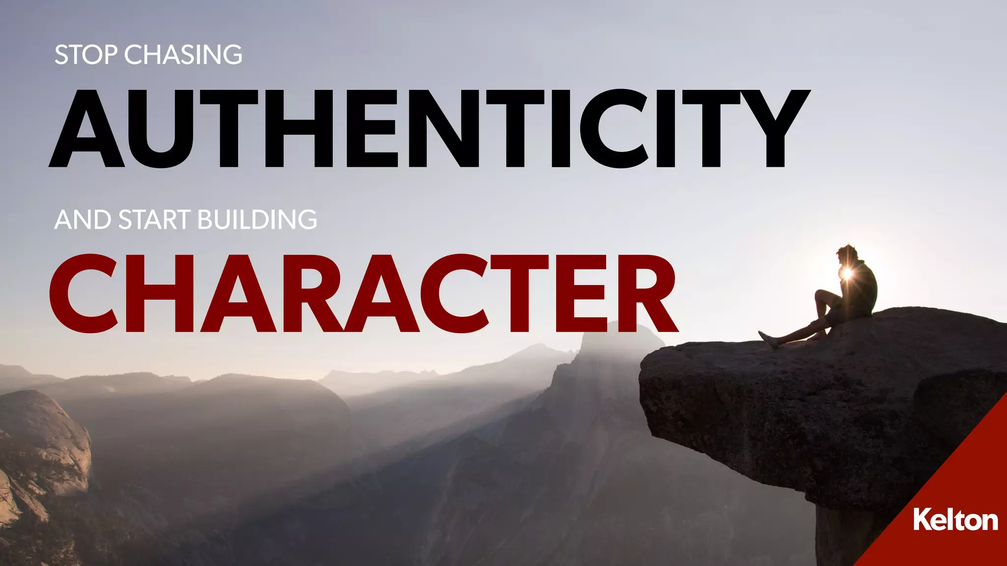 Stop Chasing Authenticity. Start Chasing Character. (Presentation ...