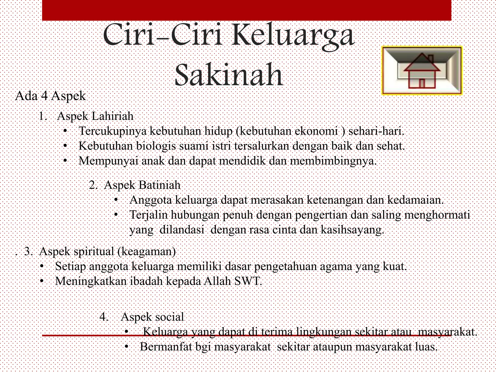 Keluarga sakinah mawddah wa rahmah | PPTX