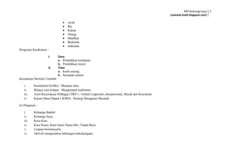 Keluarga saya | DOCX