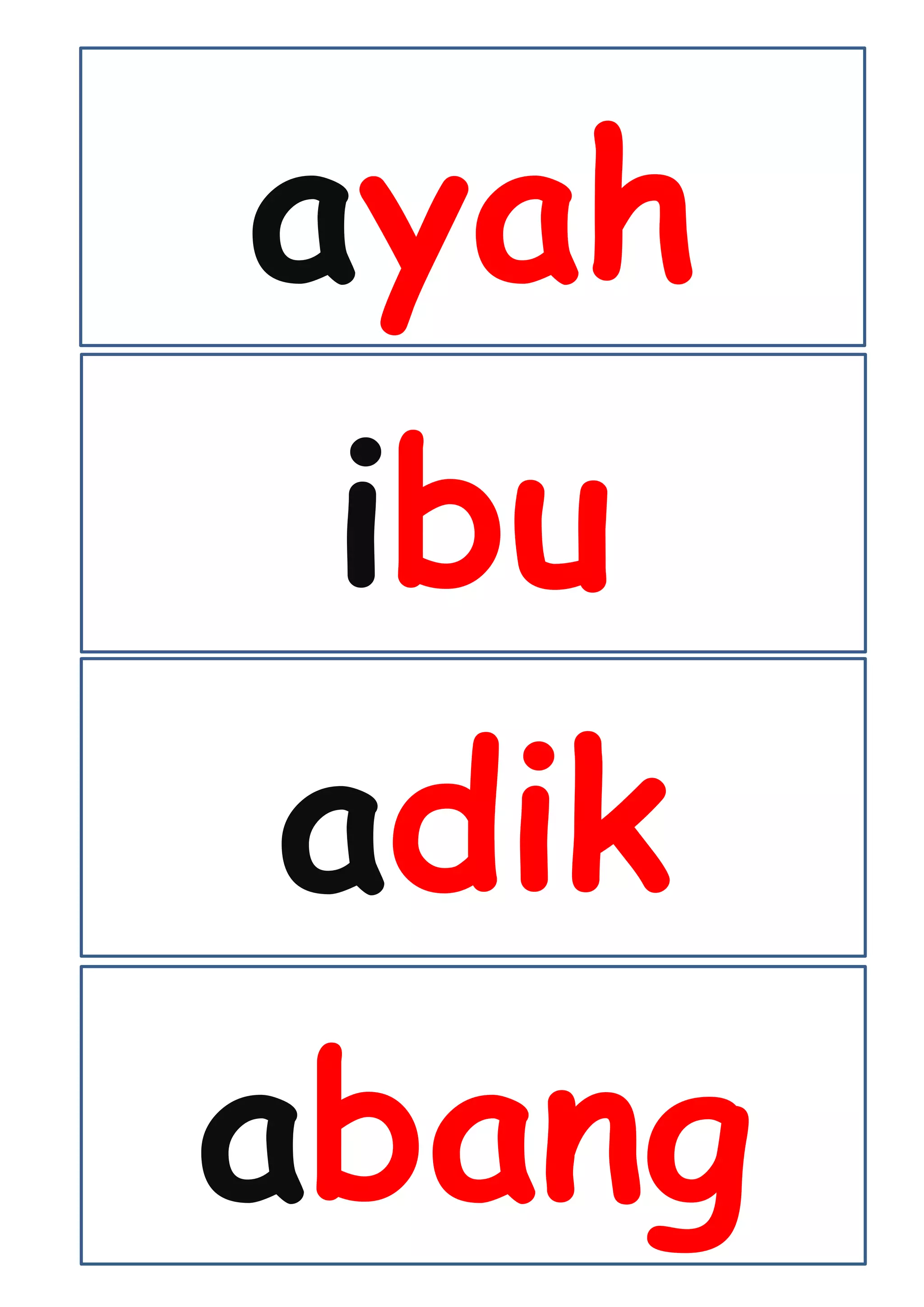 Keluarga saya docx | PDF