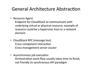 CloudStack Architecture and Refactor | PPT