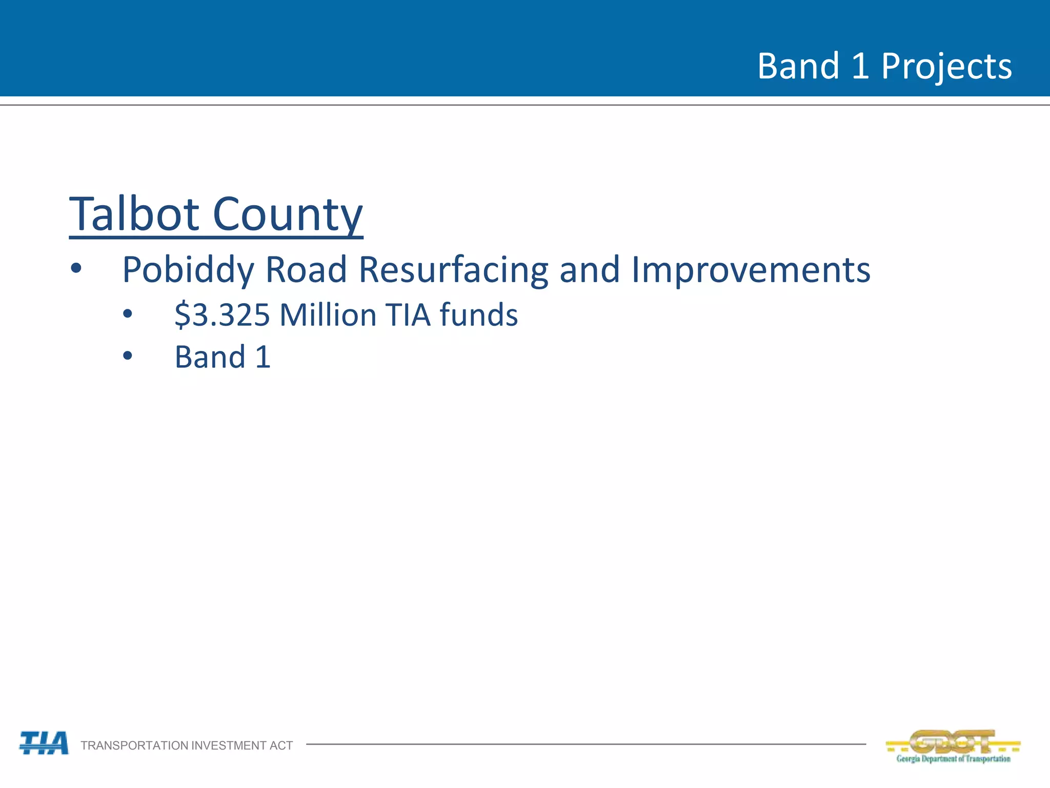 Georgia Department of Transportation T-SPLOST Update | PPT