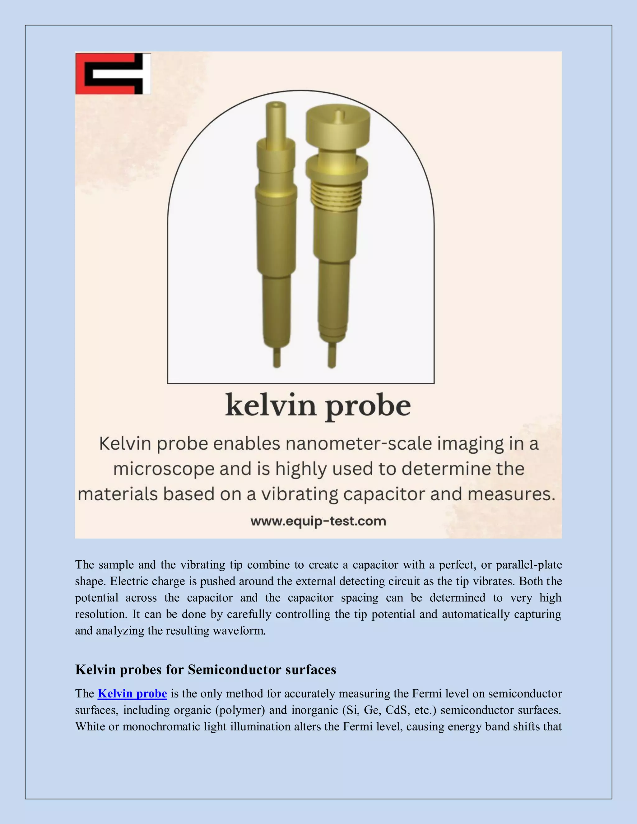 kelvin probe- Equiptest.com