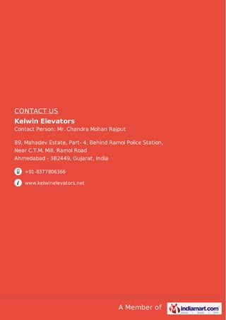 Kelwin elevators | PDF | Manufacturing Industry | Industries