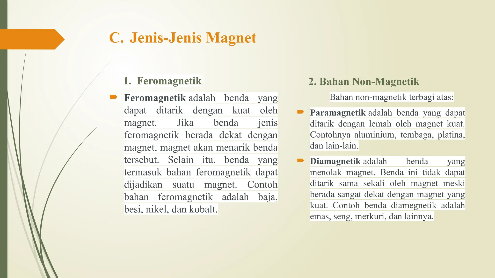 Materi kemagnetan Pelajaran Fisika Dasar | PPTX