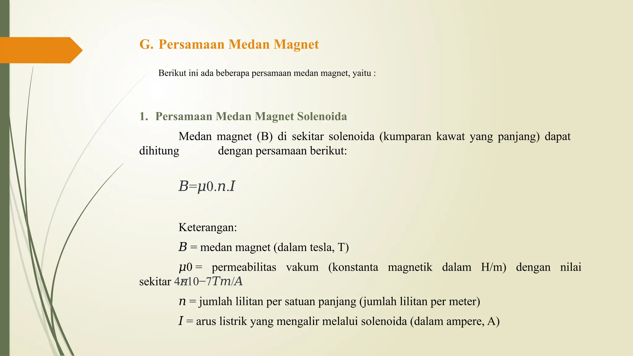 Materi kemagnetan Pelajaran Fisika Dasar | PPTX
