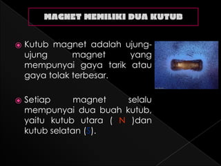 Kemagnetan kelas 9 | PPTX