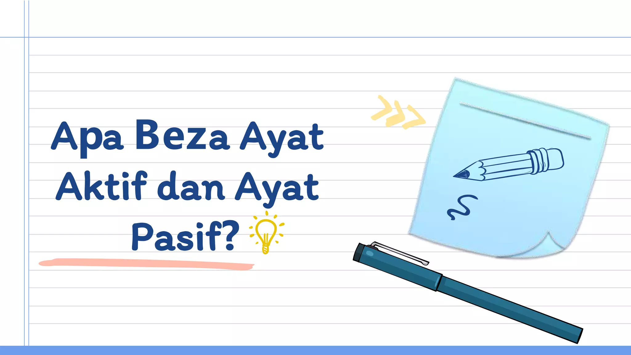 Ayat Aktif dan Ayat Pasif | PPTX