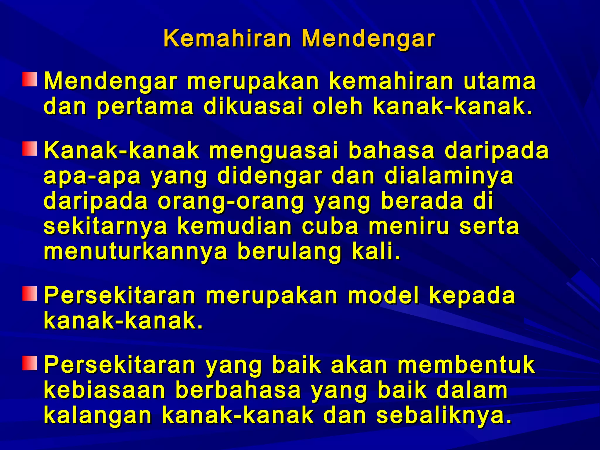 Kemahiran mendengar | PPT