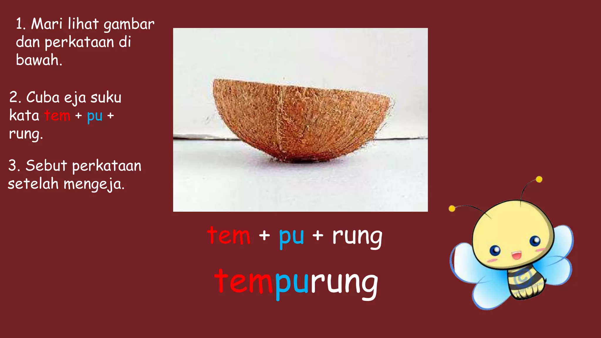 Kemahiran 26: perkataan kvk+kv+kvkk | PPT