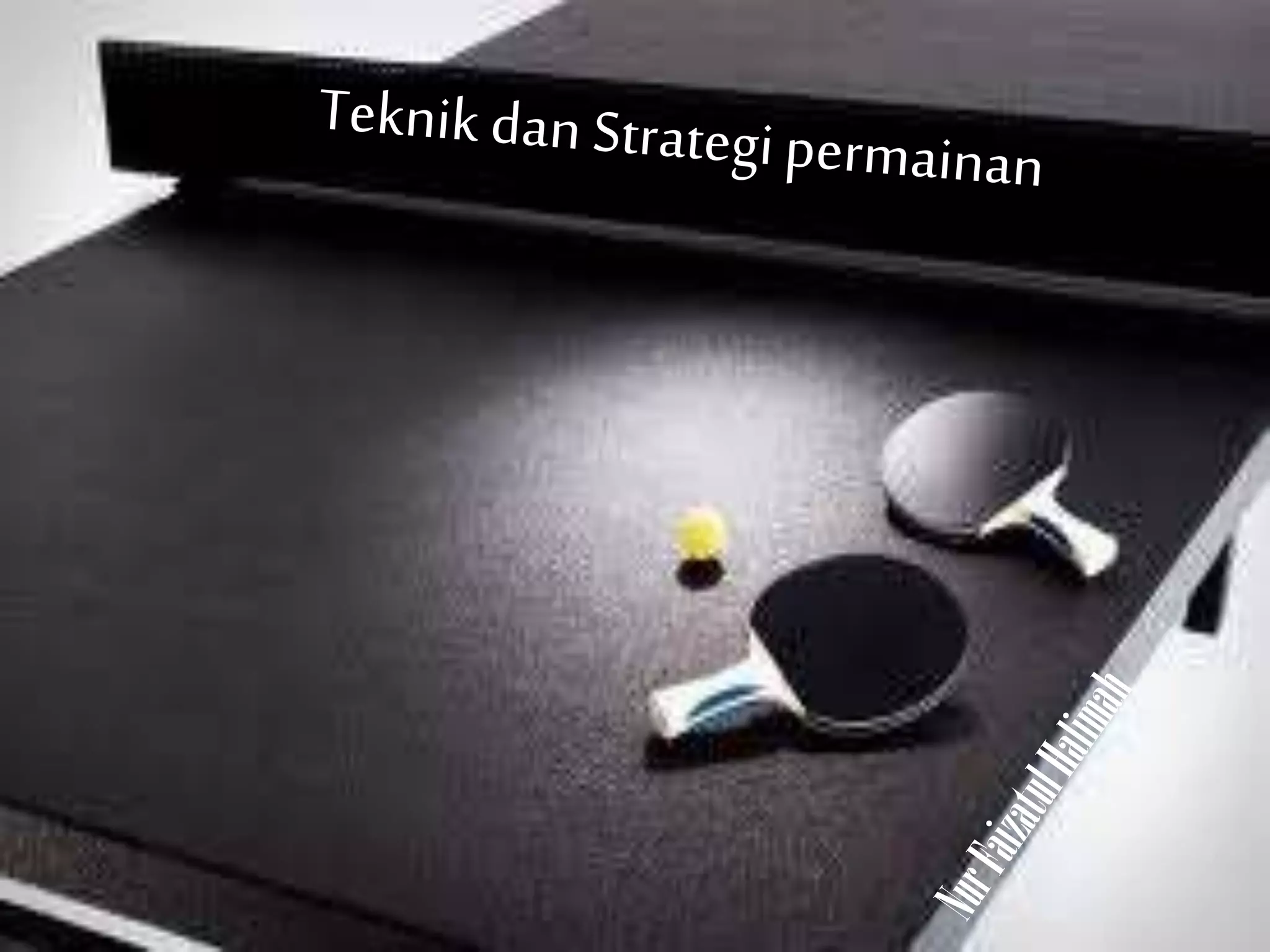 Kemahiran asas ping pong | PPTX