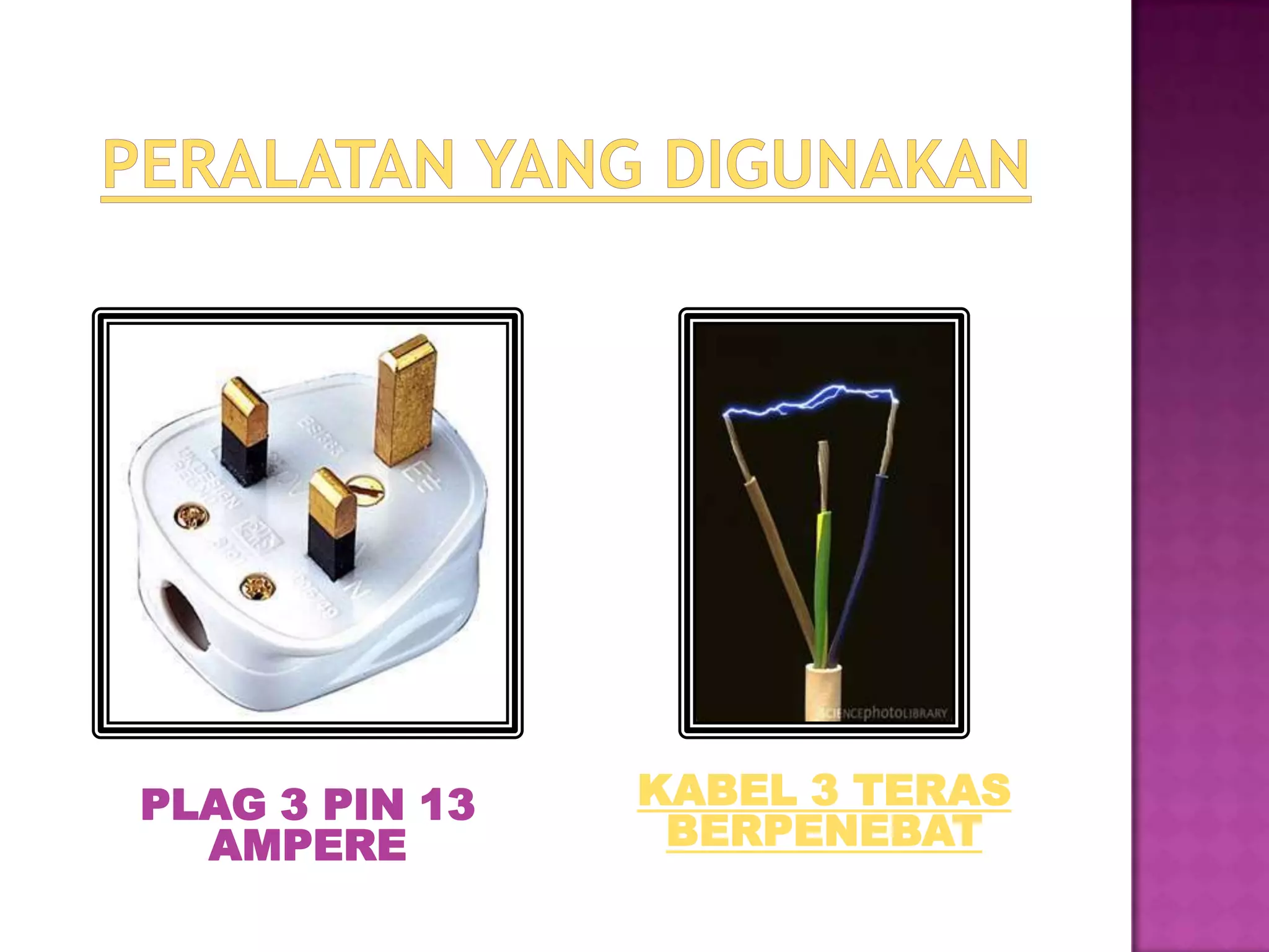 Kemahiran hidup tingkatan 1 (pendawaian plag 3 pin) | PPTX